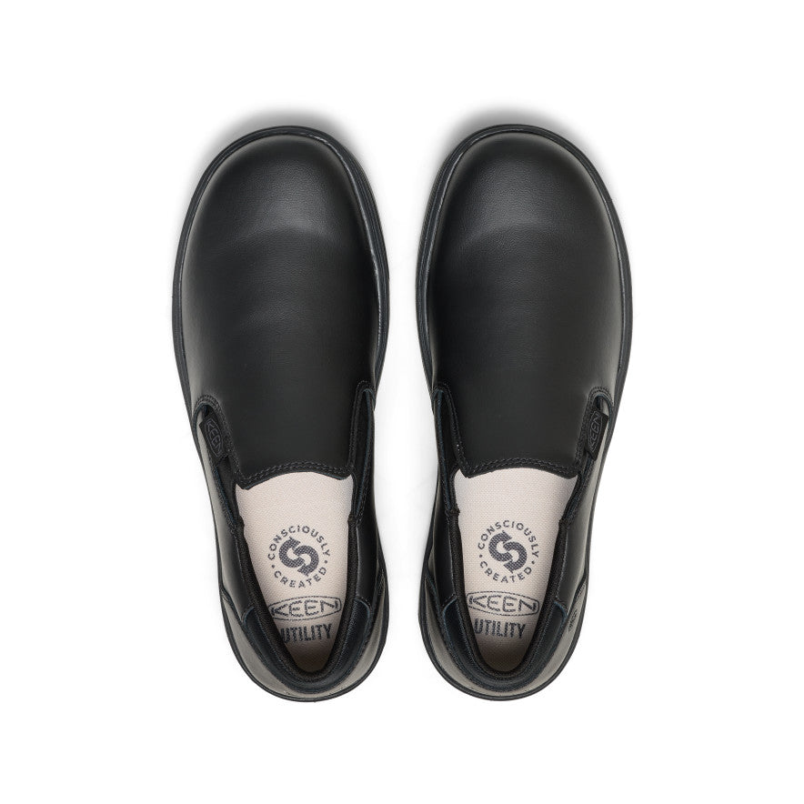 Men's Kenton Shift WTX Work Shoe (Soft Toe) | Black/Black | KEEN